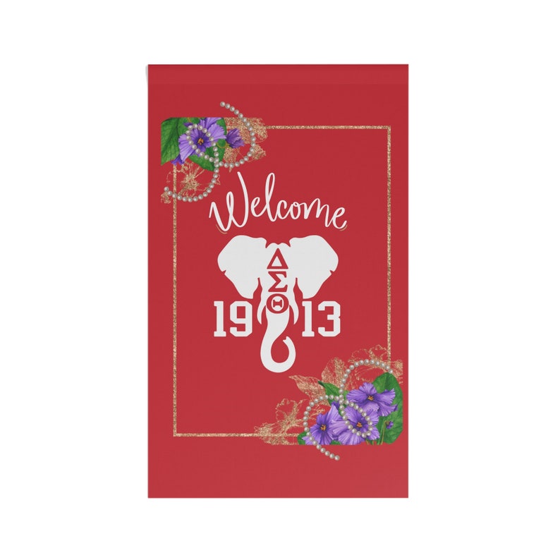 Delta Sigma Theta House Banner, DST Trendy Graphic HBCU D9 Sorority ...