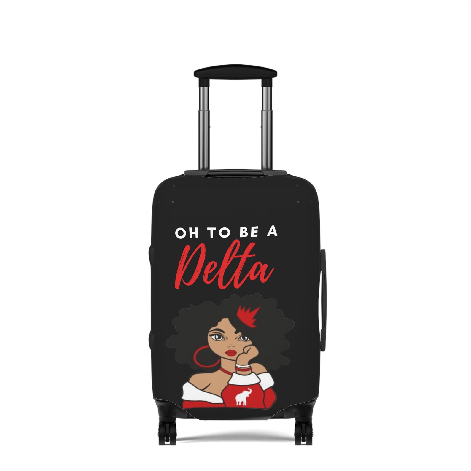 Luggage Cover Delta Sigma Theta Cover, Trendy HBCU D9 Sororit,dst ...