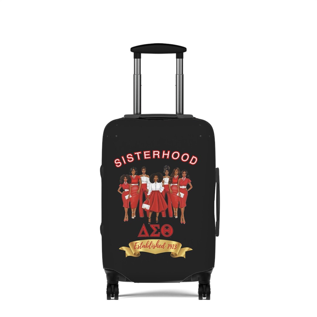 Delta Sigma Theta Luggage COVER, HBCU D9 Sorority Cover, Devastating ...
