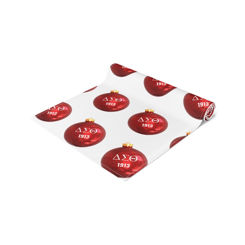 Delta Sigma Theta Table Runner, Trendy HBCUD9 Sorority Table Runner ...
