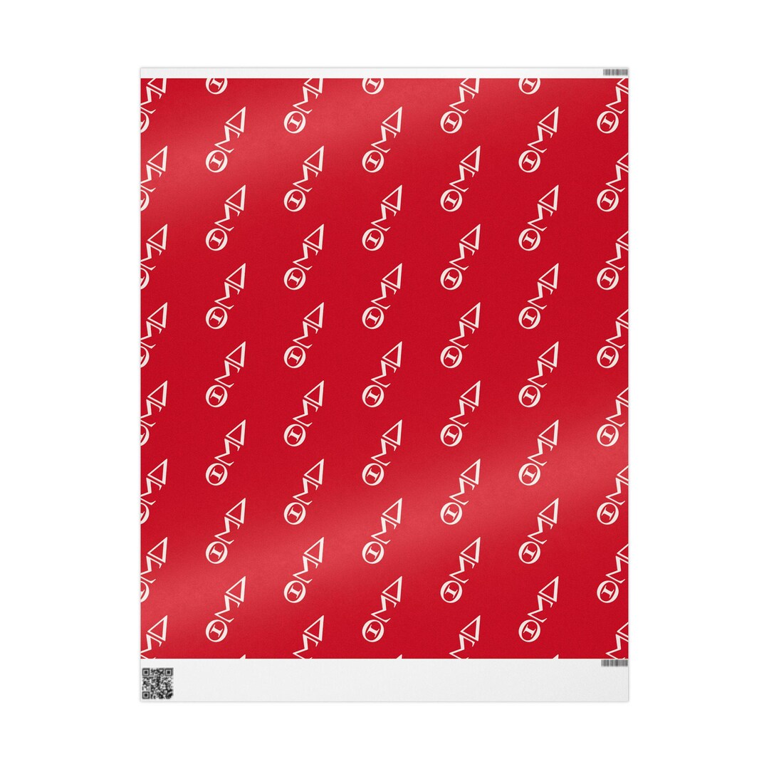 Delta Sigma Theta Wrapping Paper, Trendy Graphic HBCU D9 Sorority Paper ...