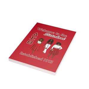 Delta Sigma Theta Welcome Card, HBCU D9 Sorority Bundles, Devastating ...