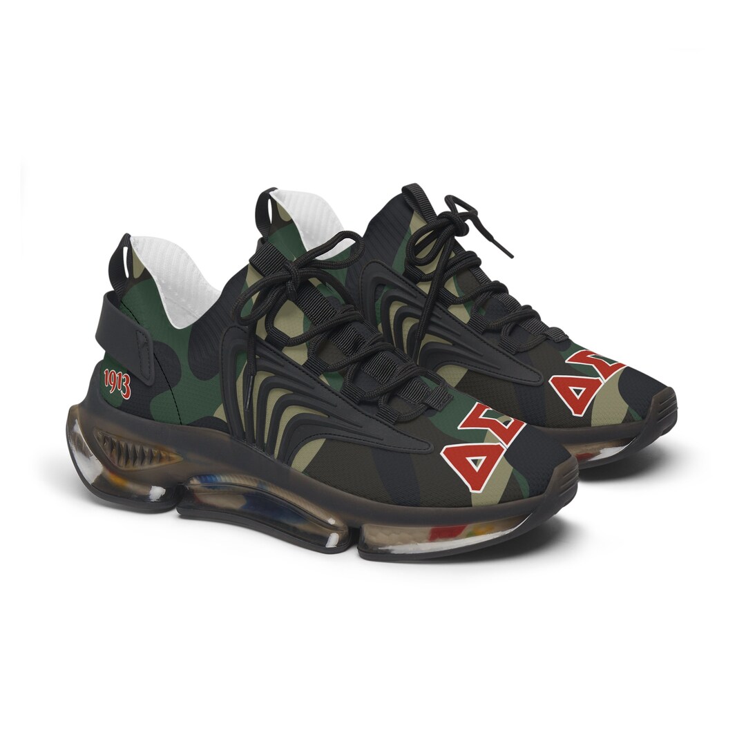 Delta Sigma Theta Sneaker, Camouflage Trendy Comfortable HBCU D9 ...