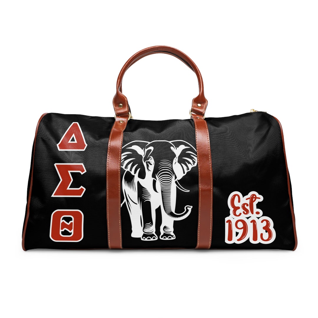 Delta Sigma Theta Weekender Tote, DST Trunks up Trendy HBCU D9 Sorority ...