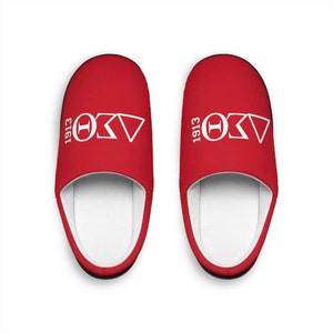 Delta Sigma Theta Slippers, Trendy Graphic 1913 HBCU D9 Sorority Indoor ...