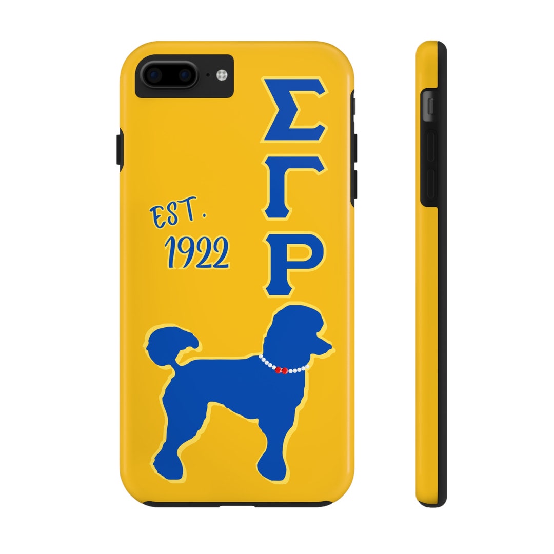 Sigma Gamma Rho Phone Case SGRHO Poodle HBCU D9 Sorority Cell Phone ...