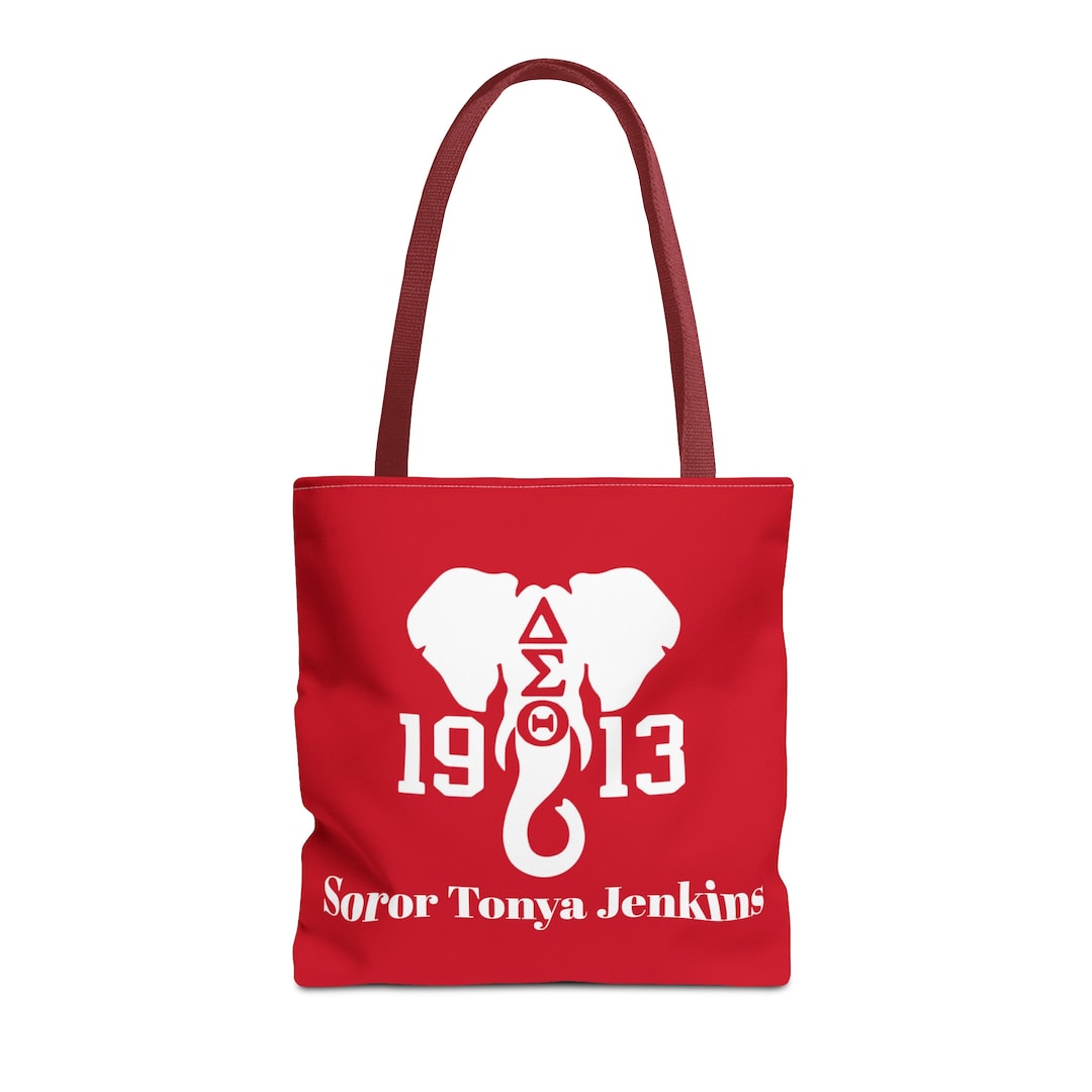 Delta Sigma Theta Tote, Personalized DST Trendy Graphic HBCU D9 ...