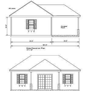 30'X18' POOL HOUSE CABANA Plans 18'x30' Hip Roof Cabana Poll House ...