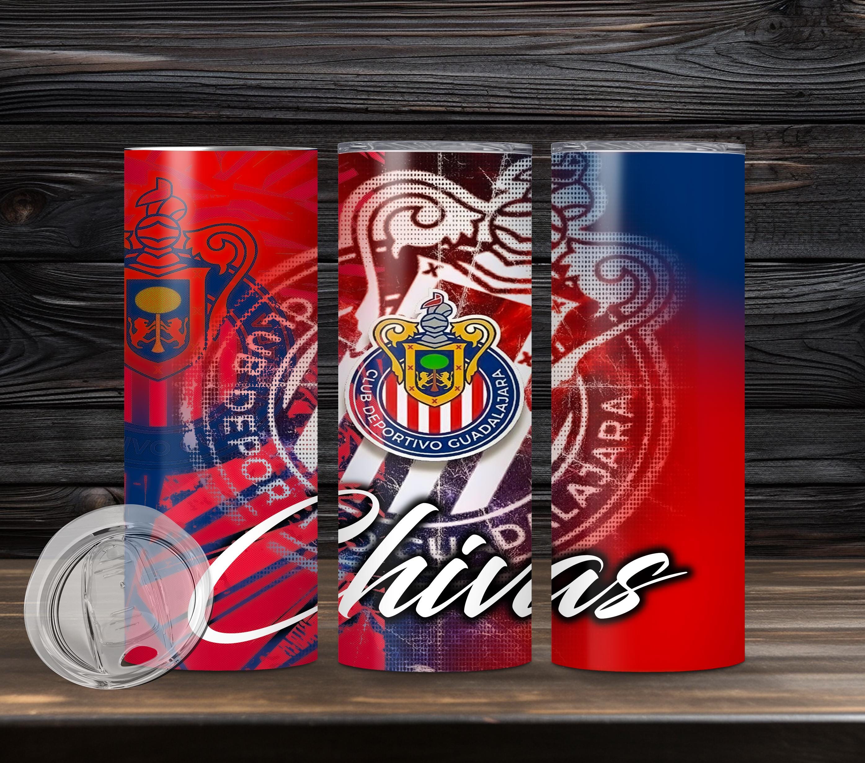 Chivas 20 Oz Straight Sublimation Tumbler Wrap | Mexican Soccer Team ...