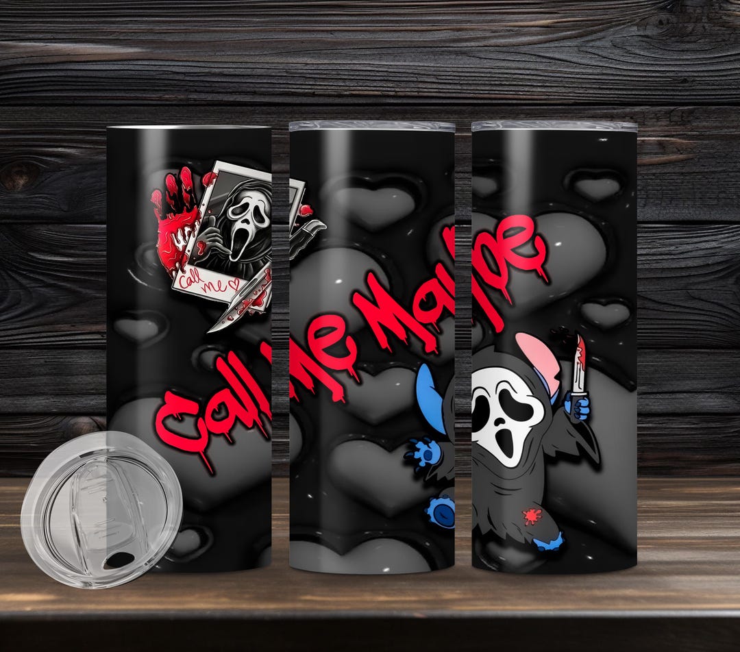 Call Me Maybe 20oz Tumbler Wrap | Halloween Digital Download, Tumblers ...