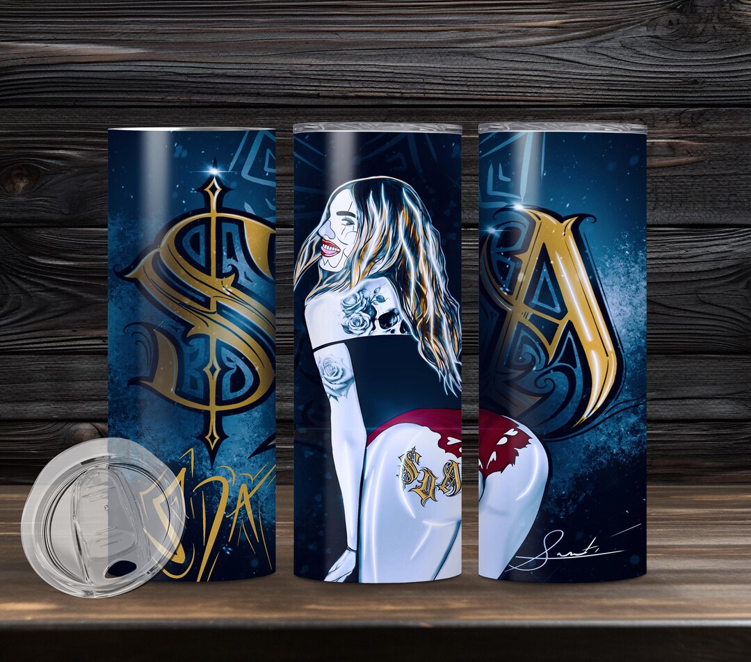 Chola Clown Style Sublimation Tumbler Full Wrap | 20 Oz Straight ...