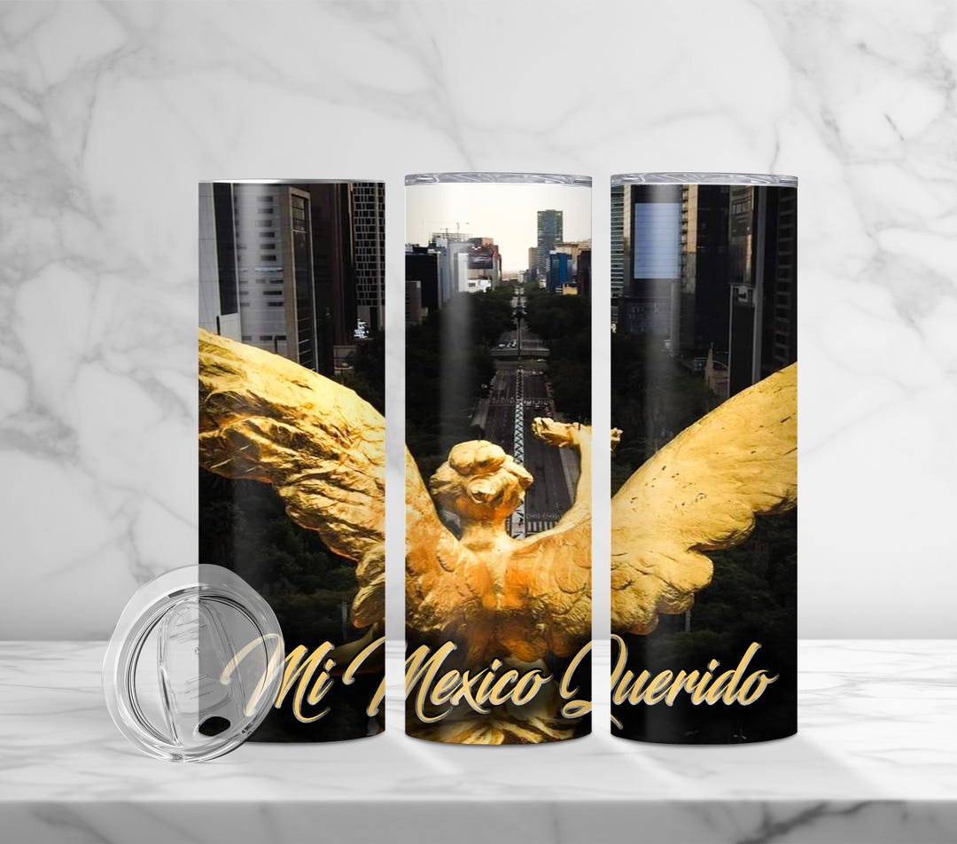 Mexico Themed Tumbler Wrap, Mexico Culture Digital PNG, Instant ...