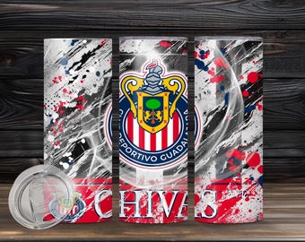 Chivas,soccer, 20 Oz Straight Sublimation Tumbler Wrap | Mexican Soccer ...