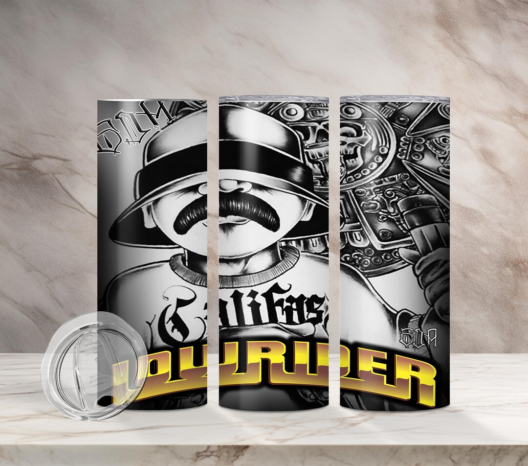 20 Oz Skinny Tumbler Wrap, Classic Car, Lowrider Design Template ...