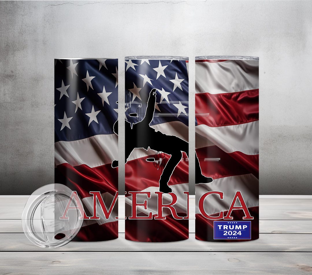 Trump 2024 Tumbler Wrap PNG Freedom Seamless Sublimation 20 Oz Tumbler ...