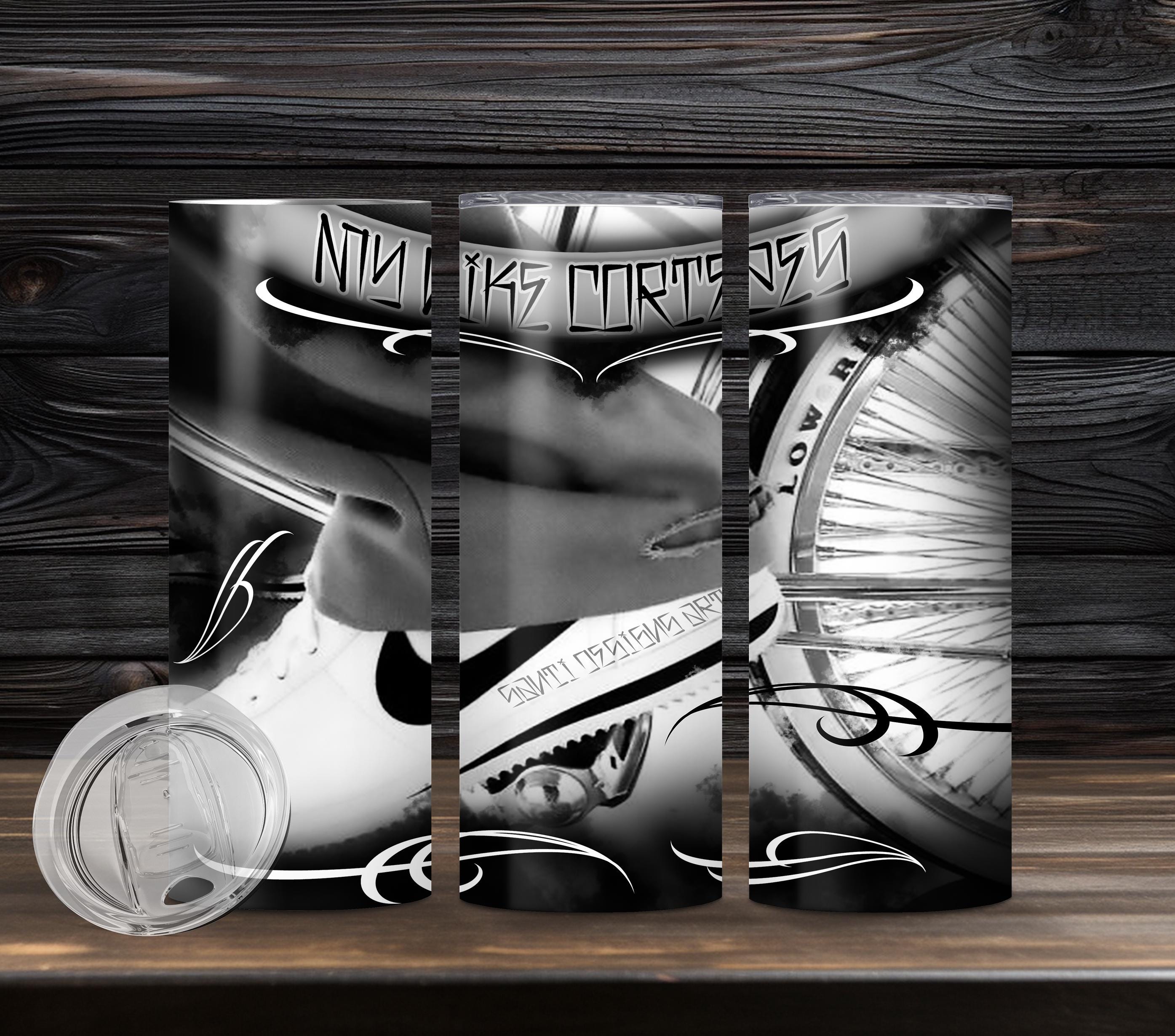 Nike Cortez 20oz Straight Tumbler Wrap, Template for Sublimation - Full ...