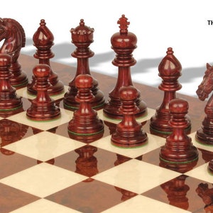 The Exotic Collection- Chetak Luxury Chess Pieces Only Set - Triple ...