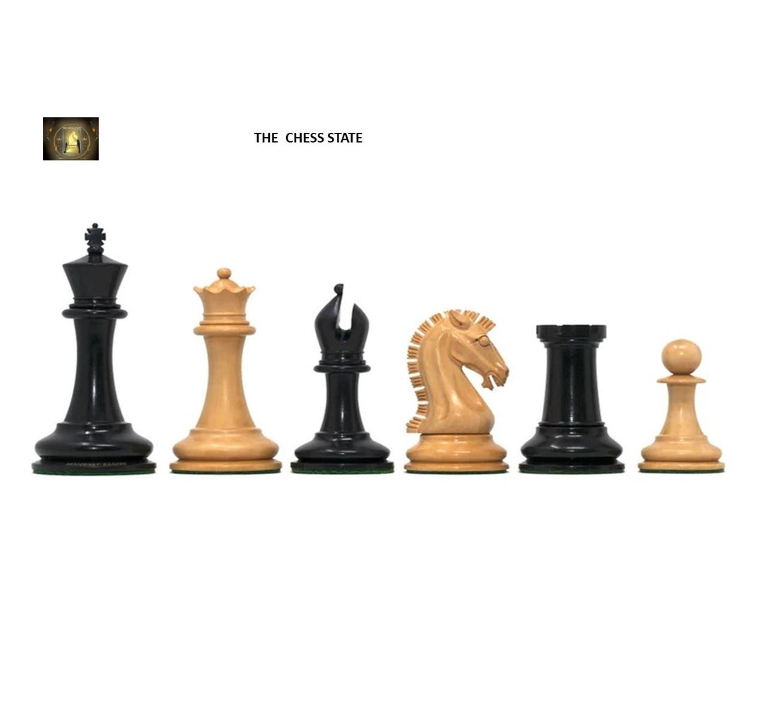 Sinquefield Cup Series Reproduced Staunton Chess Pieces Only Set in ...