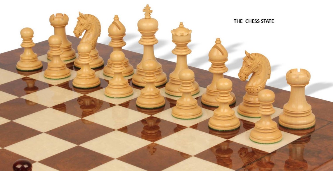 The Exotic Collection Chetak Luxury Chess Pieces Only Set Triple ...