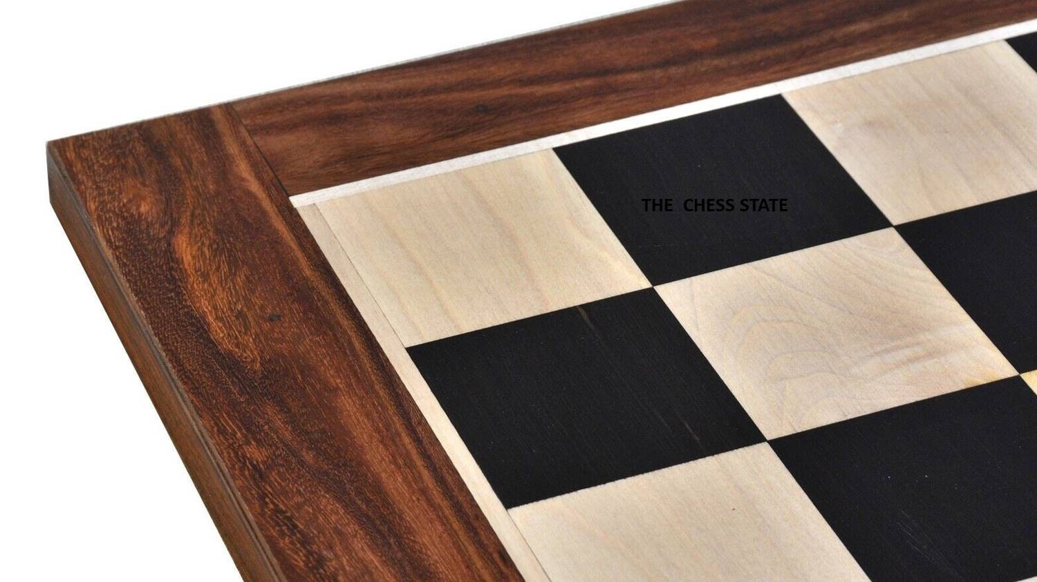 23 Grandmaster Series Ebony Wood Chess Board Ebony Wood & Maple Wood ...