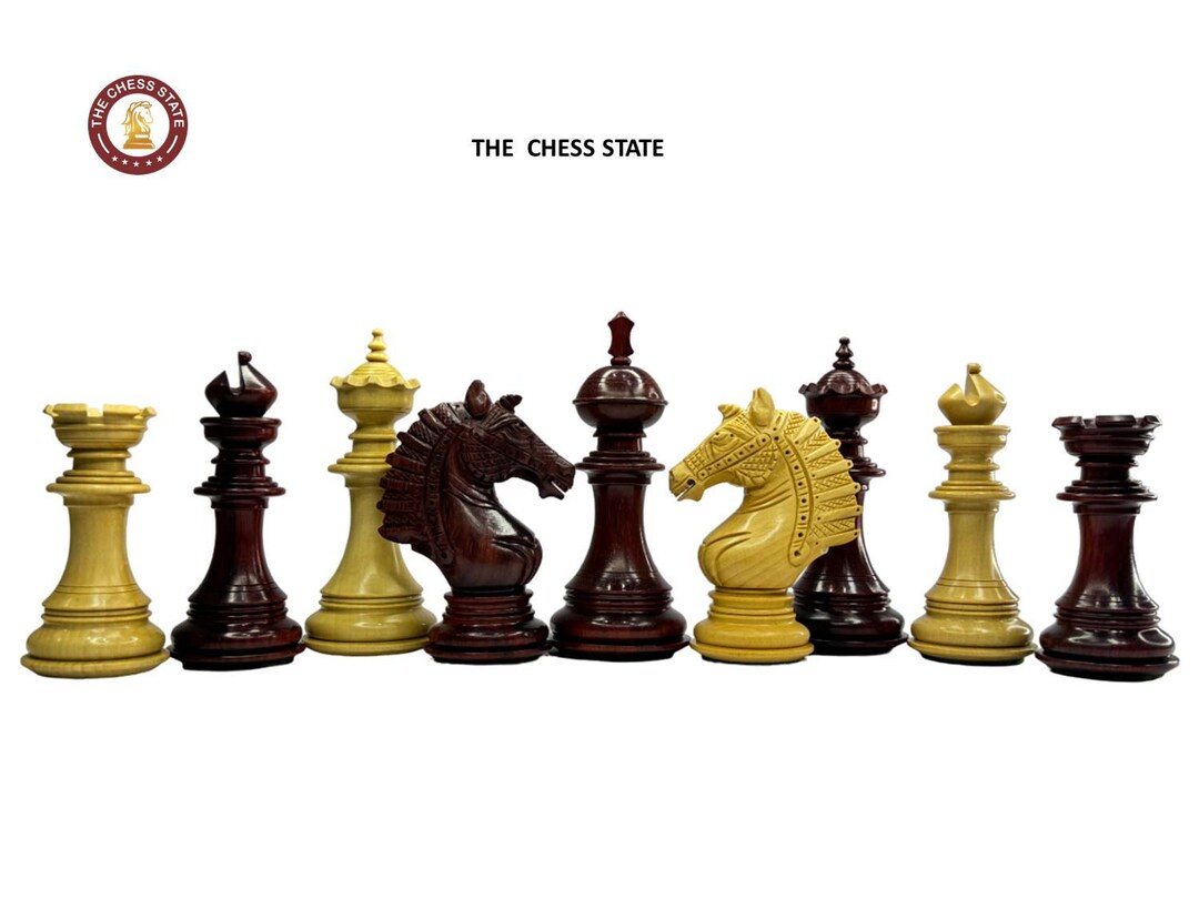 The Sikh Empire Series Luxury Chess Pieces Only Set-triple Weighted ...