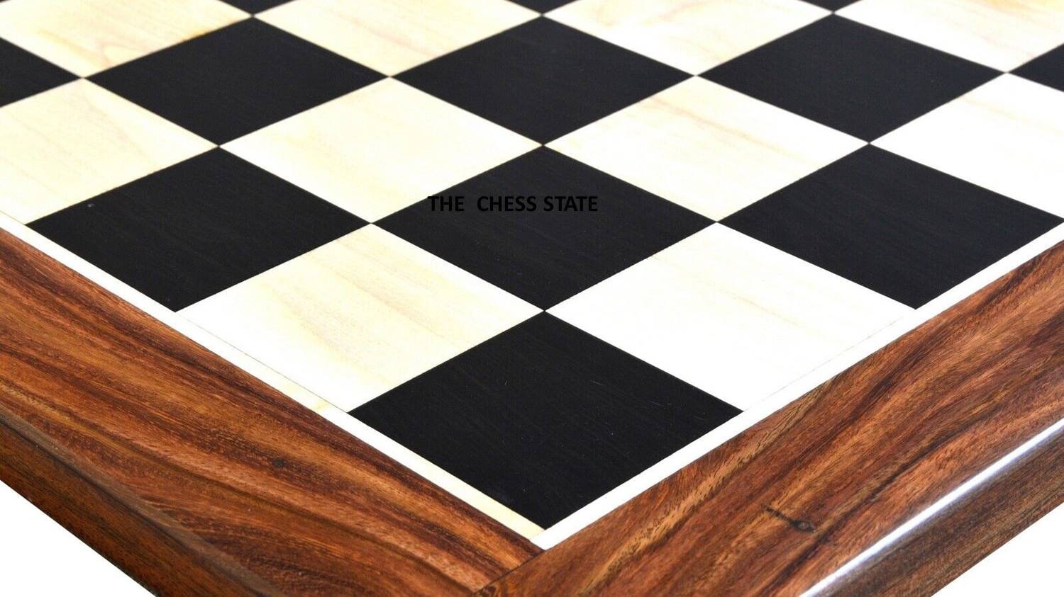 23 Grandmaster Series Ebony Wood Chess Board Ebony Wood & Maple Wood ...