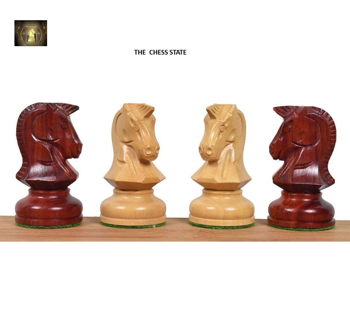 1950s Dubrovnik Bobby Fischer Reproduced Chess Pieces Only Set in ...