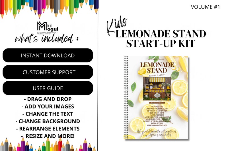 Kids Lemonade Stand Start up Kit - Etsy