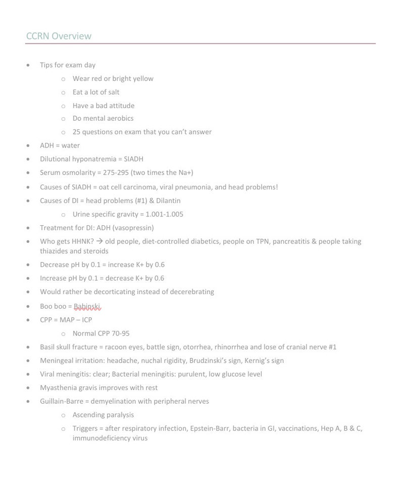 CCRN Overview - Etsy