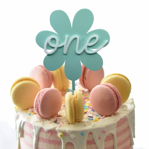 One Cake Topper - Etsy