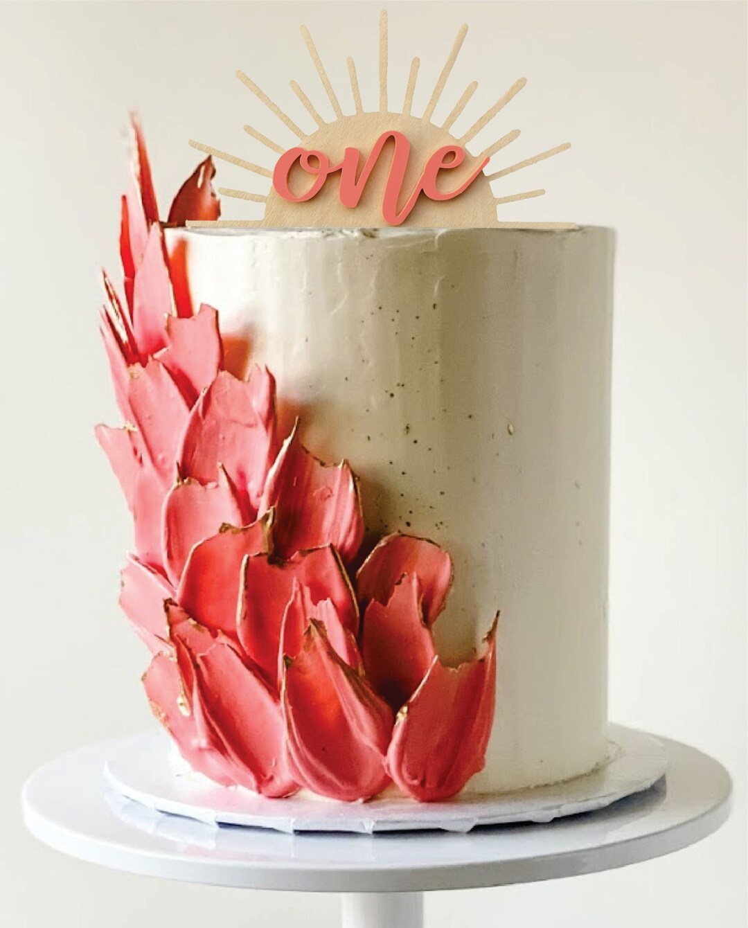 One Cake Topper | Half Sun Cake Topper | Boho Cake Topper | First Trip ...