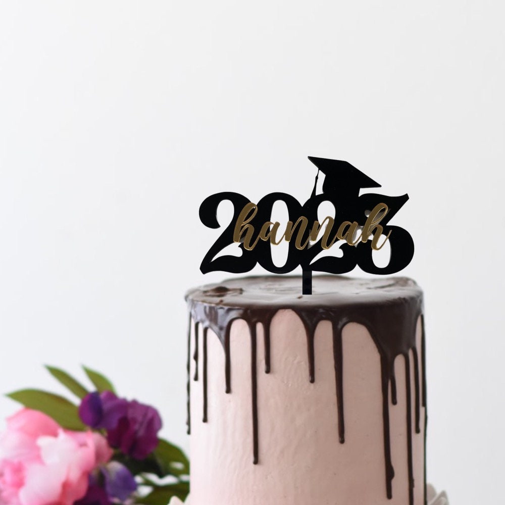 Personalized Graduation Cake Topper for 2023 Grad Party Decor - Etsy
