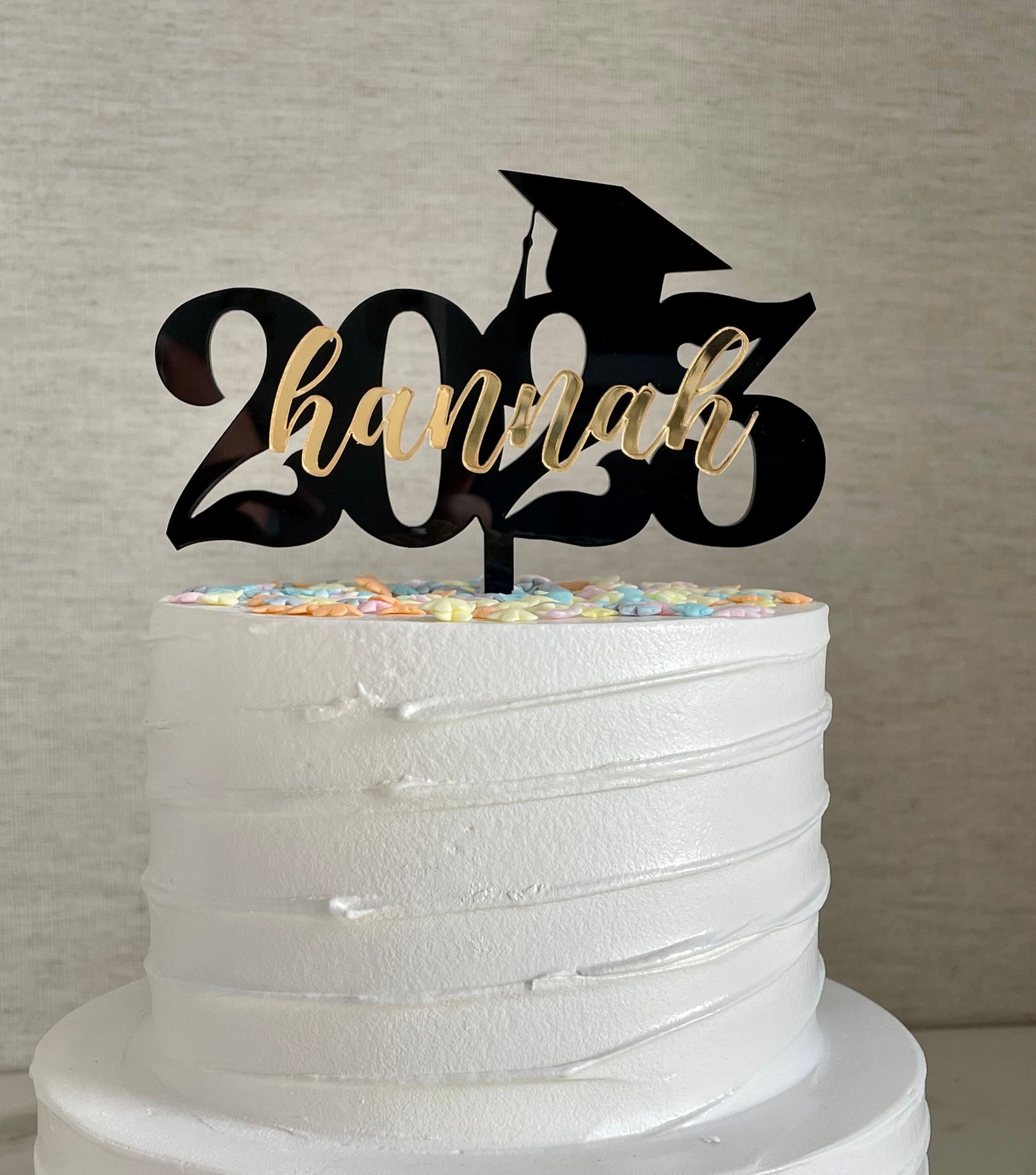 Personalized Graduation Cake Topper for 2023 Grad Party Decor - Etsy