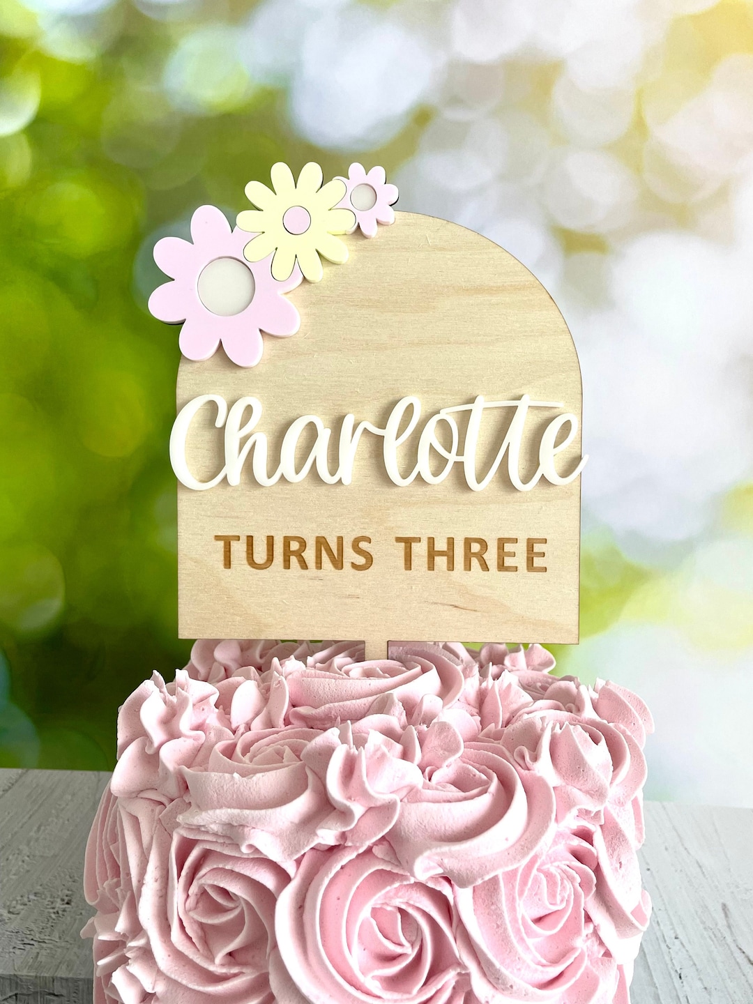 Birthday Cake Topper Kids Cake Topper Personalized Birthday Cake Topper ...
