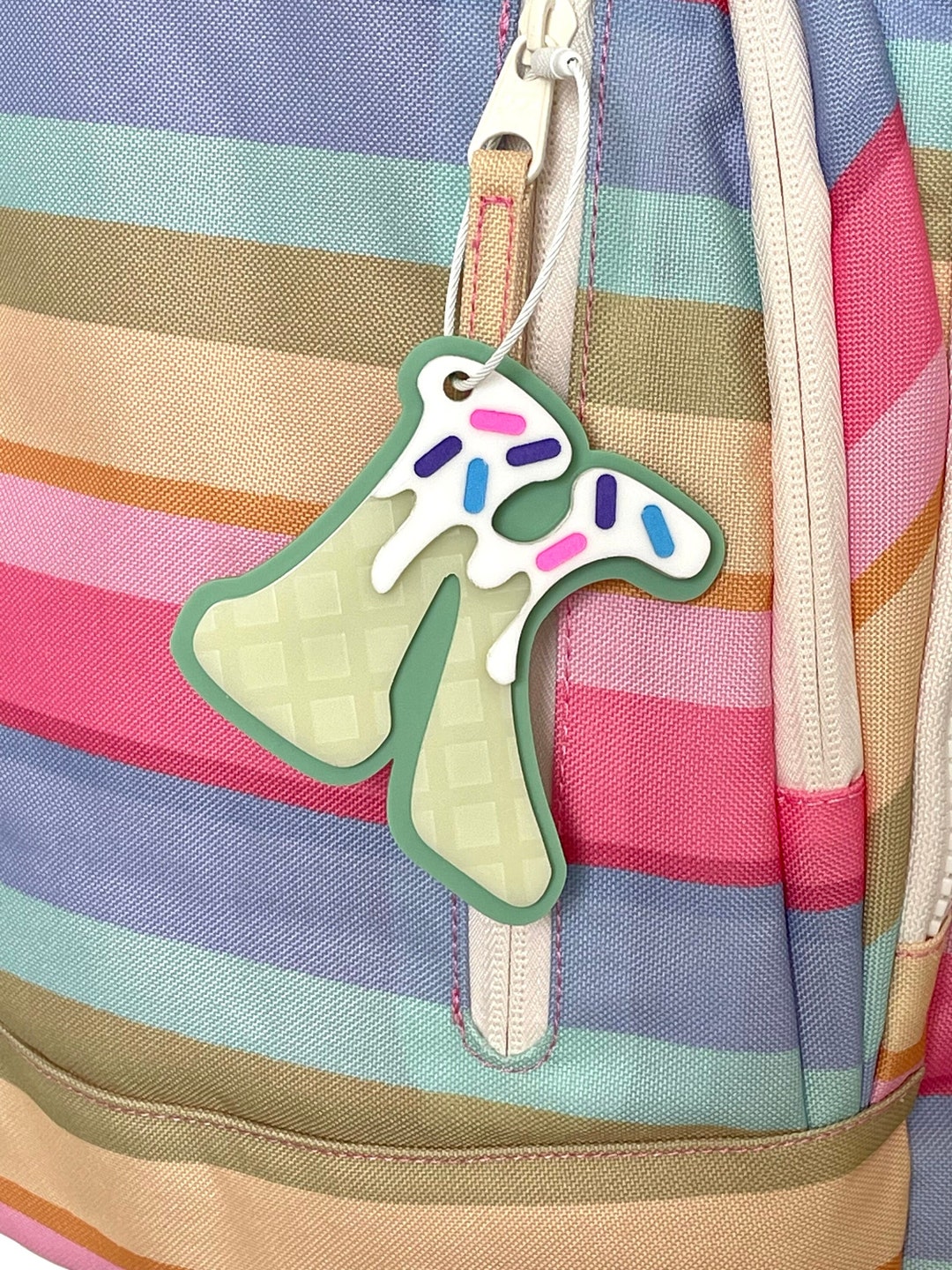 Acrylic Initial Bag Tag Backpack Tag for Kids Tag 3D Keychain Acrylic ...