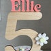 5th Birthday Cake Topper | Personalized 5 Cake Topper | Number 5 Cake ...