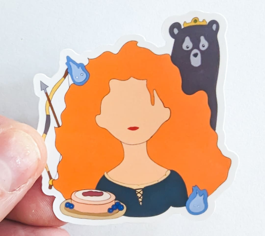 Princess Merida Sticker - Etsy
