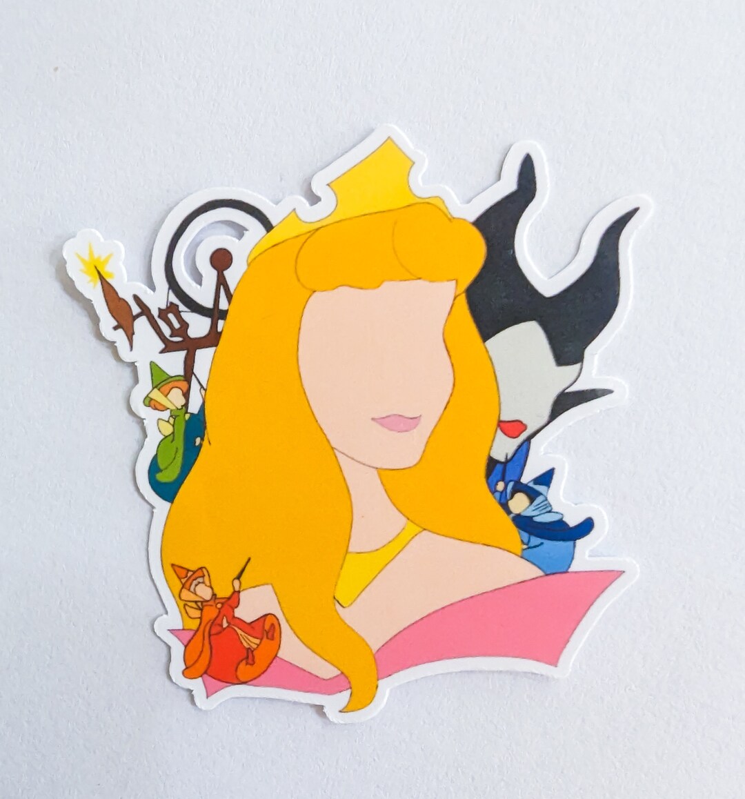 Sleeping Beauty Sticker - Etsy
