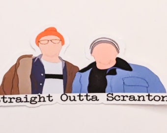 The Office Wall Art Straight Outta Scranton Electric City Mock Album ...