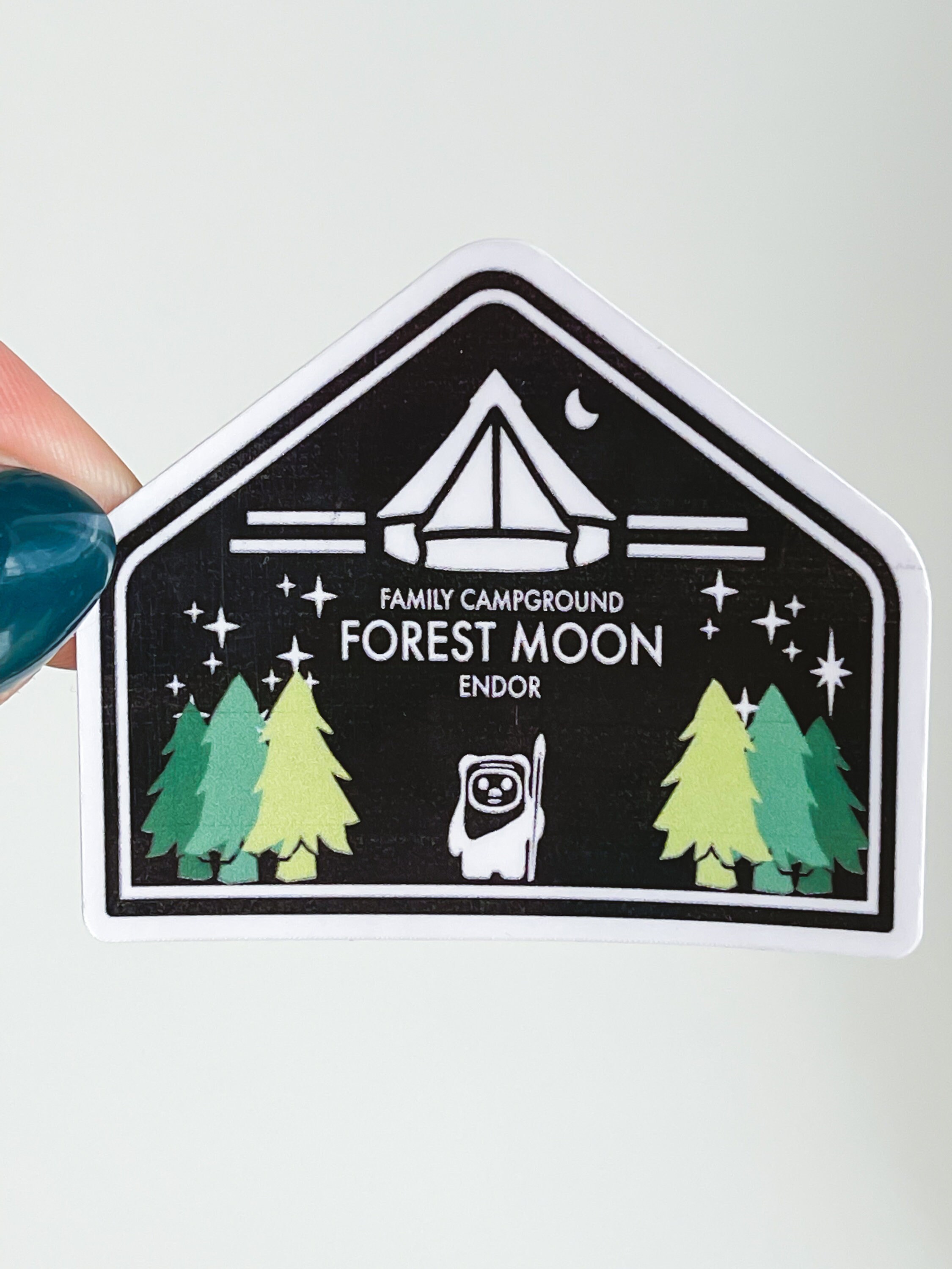 Forest Moon Campground Sticker - Etsy