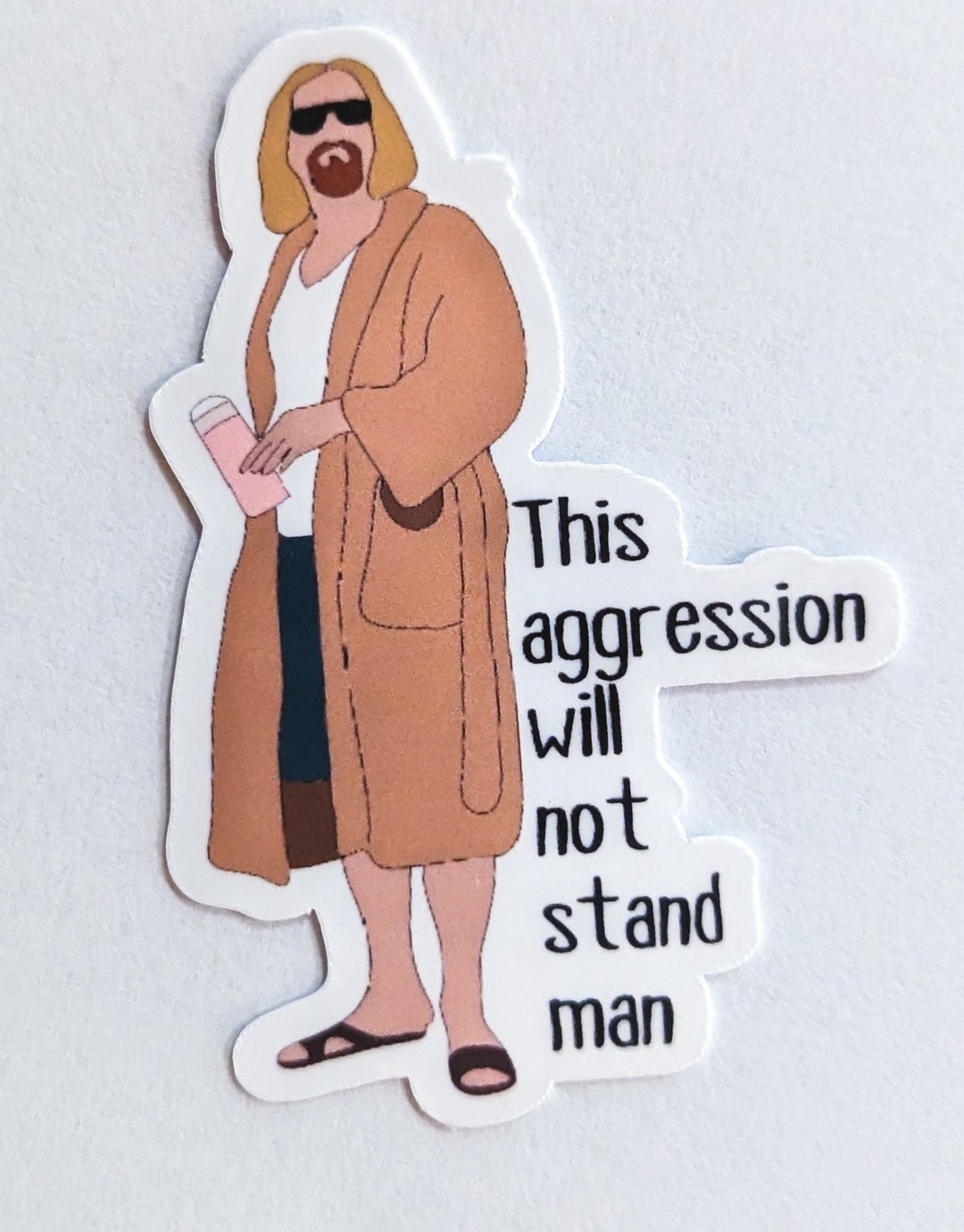 Big Lebowski: the Dude in Bathrobe - Etsy