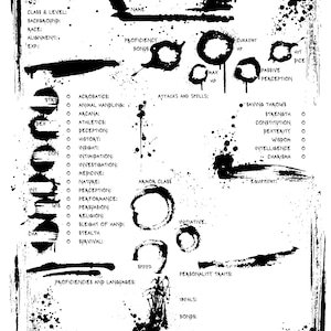 D&D 5e Barbarian Character Sheet - Etsy