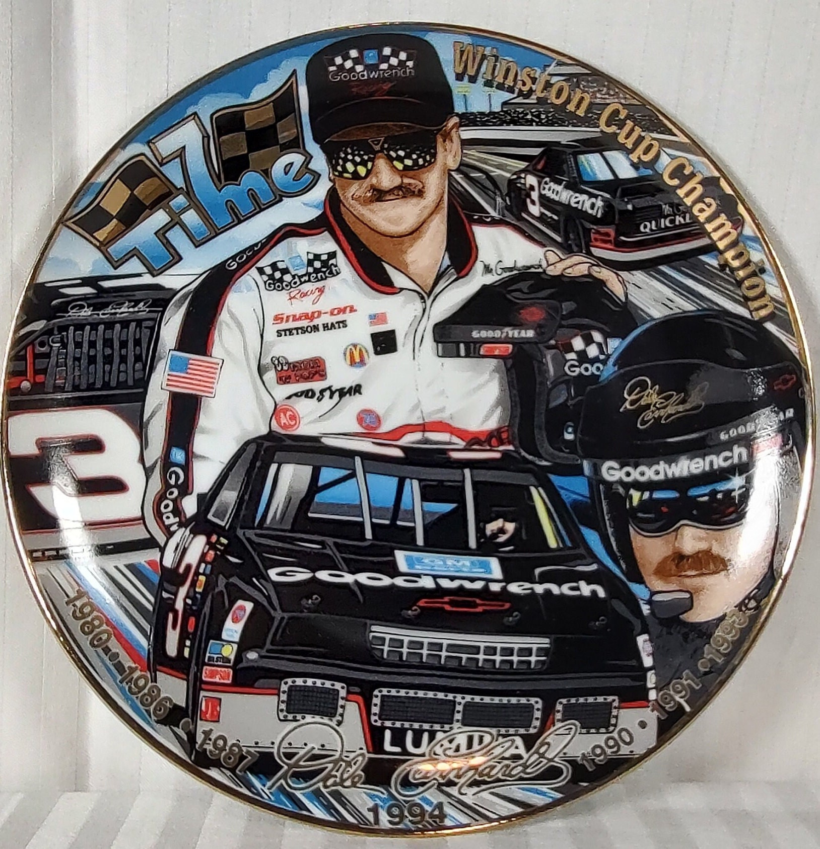 Vintage Dale Earnhardt 8 Collector Plate. in Original - Etsy