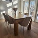 Hardwood Dining Table 6x6 Chunky Ash Dining - Etsy Canada
