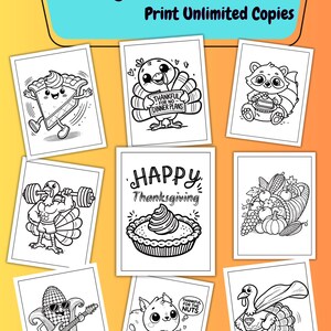 Thanksgiving Coloring Pages for Kids & Adults 21 Fun Printable Designs ...