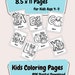 26 Kids ABC Alphabet Coloring Book Pages Cute Coloring Page Design for ...