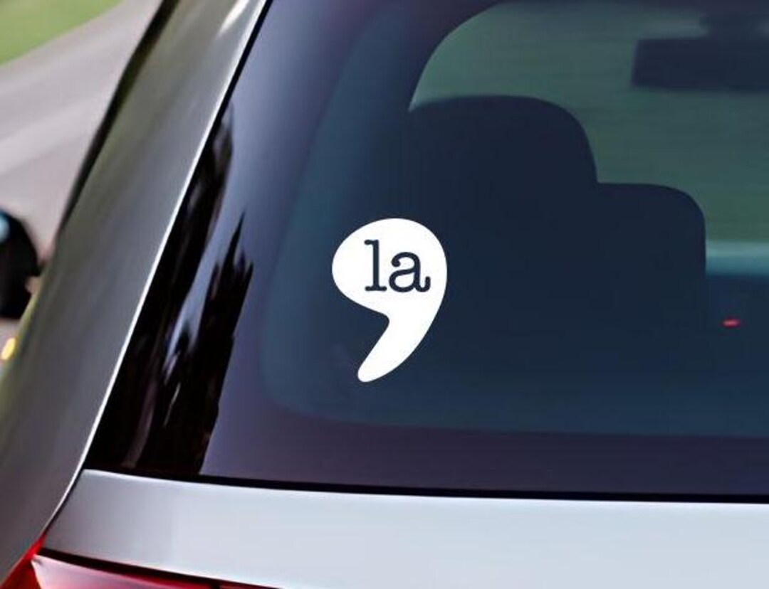 Kamala Harris 2024 Vinyl Decal Comma La Sticker Label Trendy Political ...