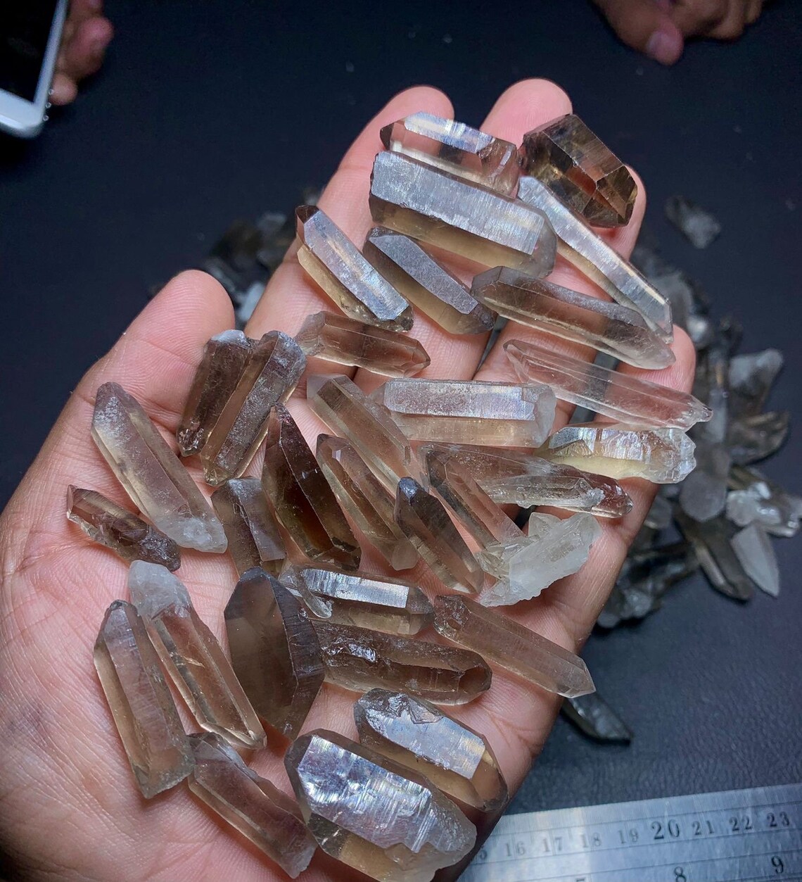 Buy Smokey Quartz Terminated Clean Crystals for Wire Wrapping,himalayan ...