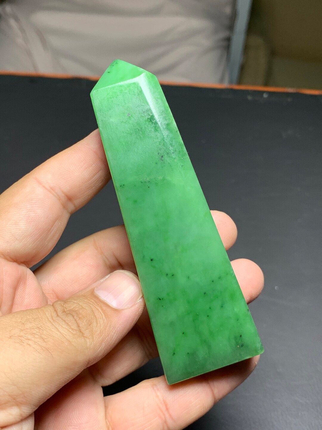 Jade Polished Tower,nephrite Jade Polished Tower,anniversary Gift ...
