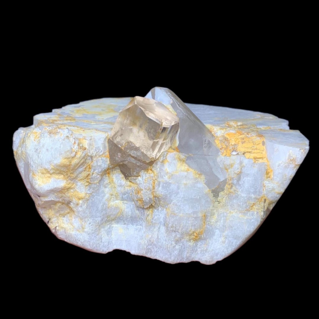 Topaz Combine Quartz Specimen, Clean Terminated Topaz Combine Smokey ...